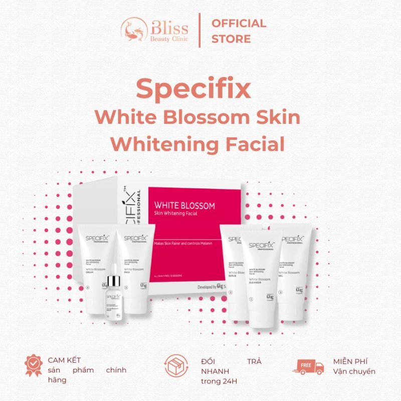 Combo 6 sản phẩm trắng da, mờ thâm Specifix White Blossom Skin ...
