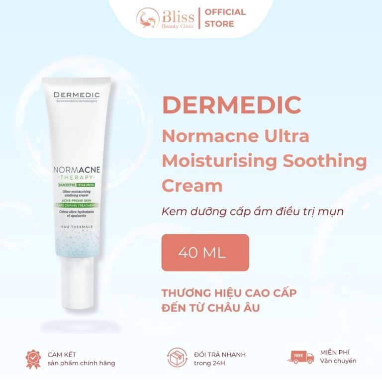 Kem dưỡng ẩm trị mụn Dermedic NORMACNE Ultra Moisturising Soothing ...